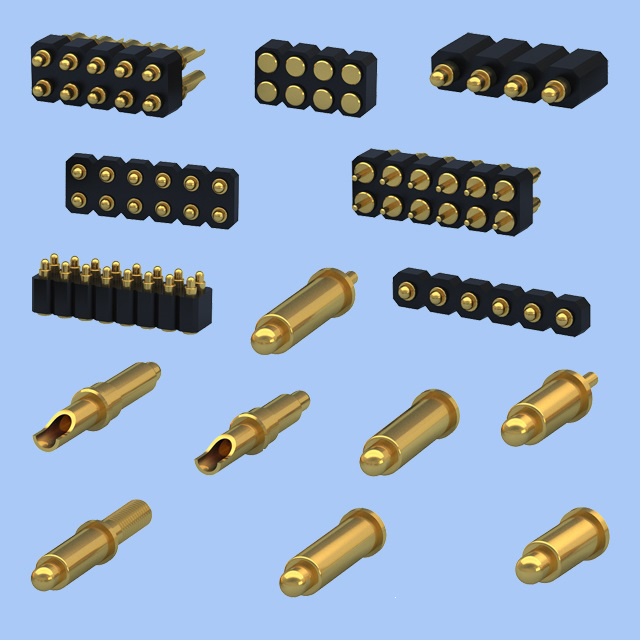 Spring Loaded Connectors and Pins - Adam Tech | DigiKey